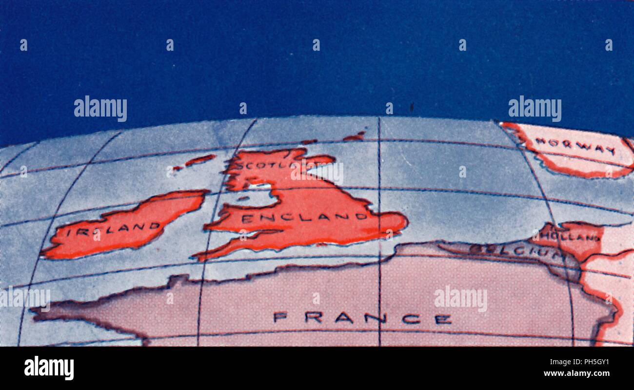 Map of europe 1930s hi-res stock photography and images - Alamy