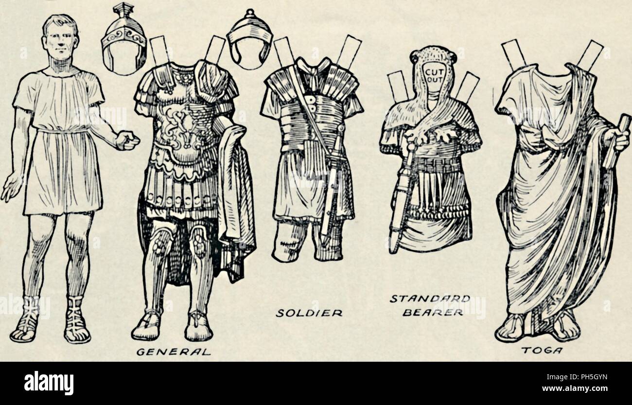 'The Gallery of Historic Costume: What The Britons and Romans Used To ...