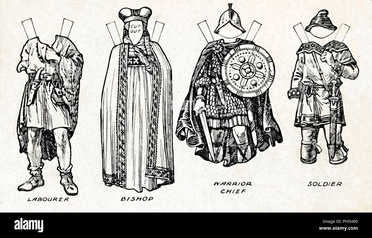 'The Gallery of British Costume: How The People Dressed in Anglo-Saxon ...