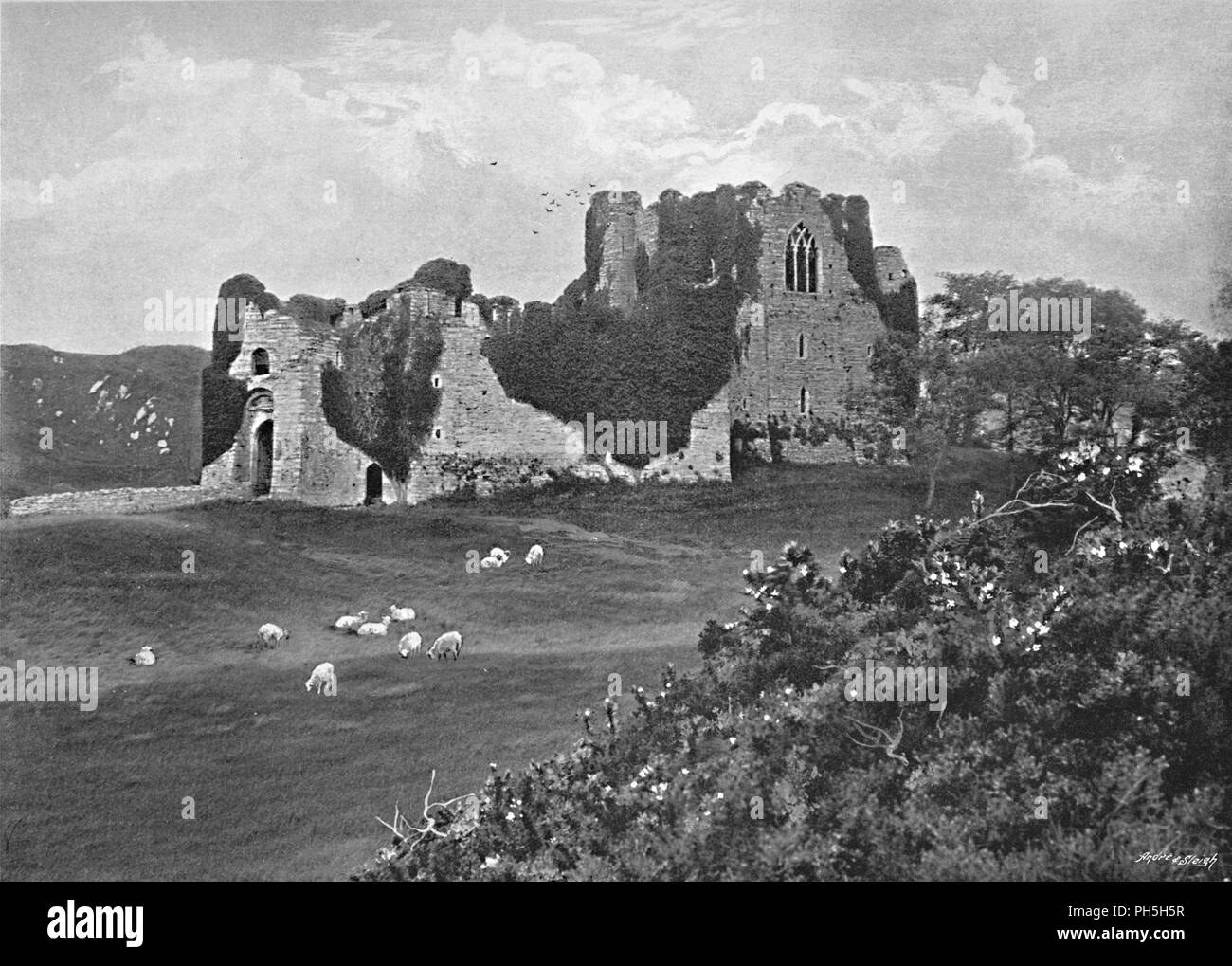 Mumbles castle Black and White Stock Photos & Images - Alamy