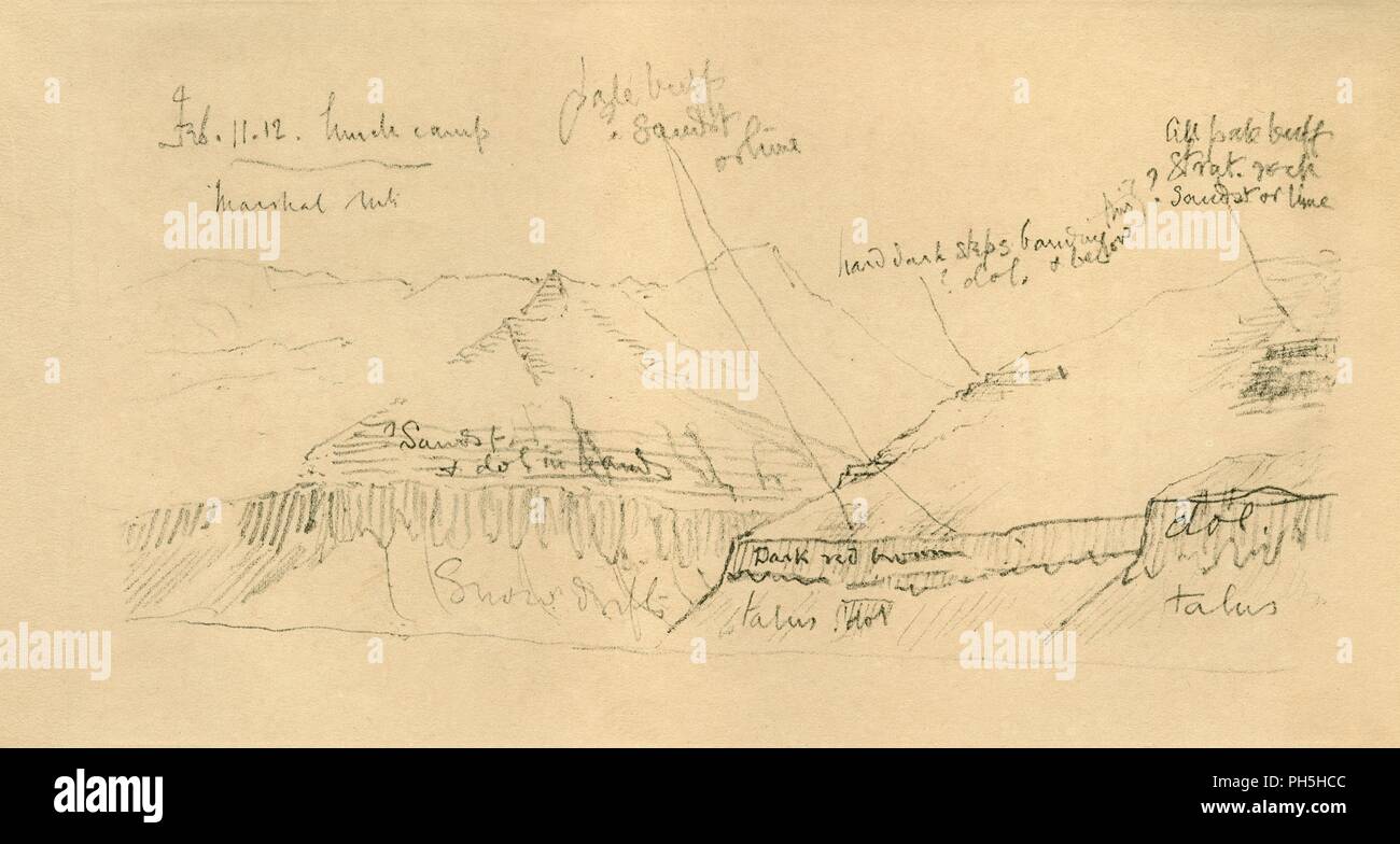 'Mount Buckley', 11 February 1912, (1913). Artist: Unknown Stock Photo ...