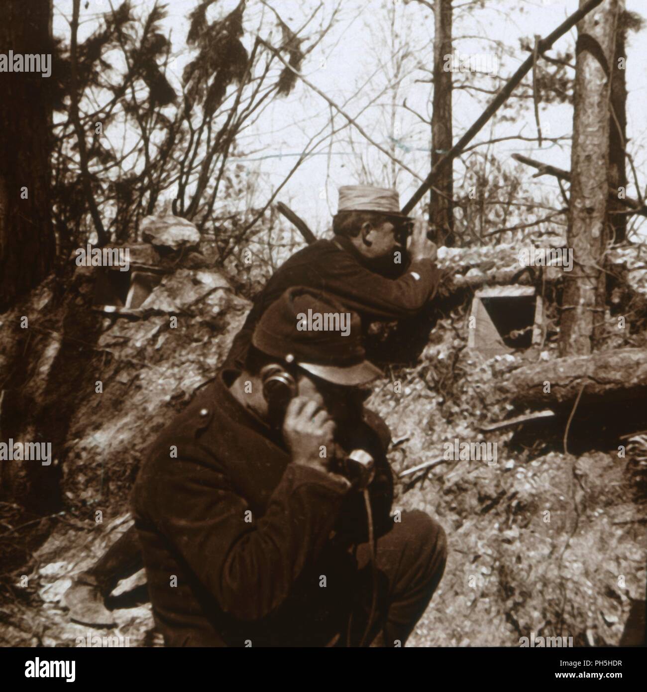 Listening post wwi hi-res stock photography and images - Alamy