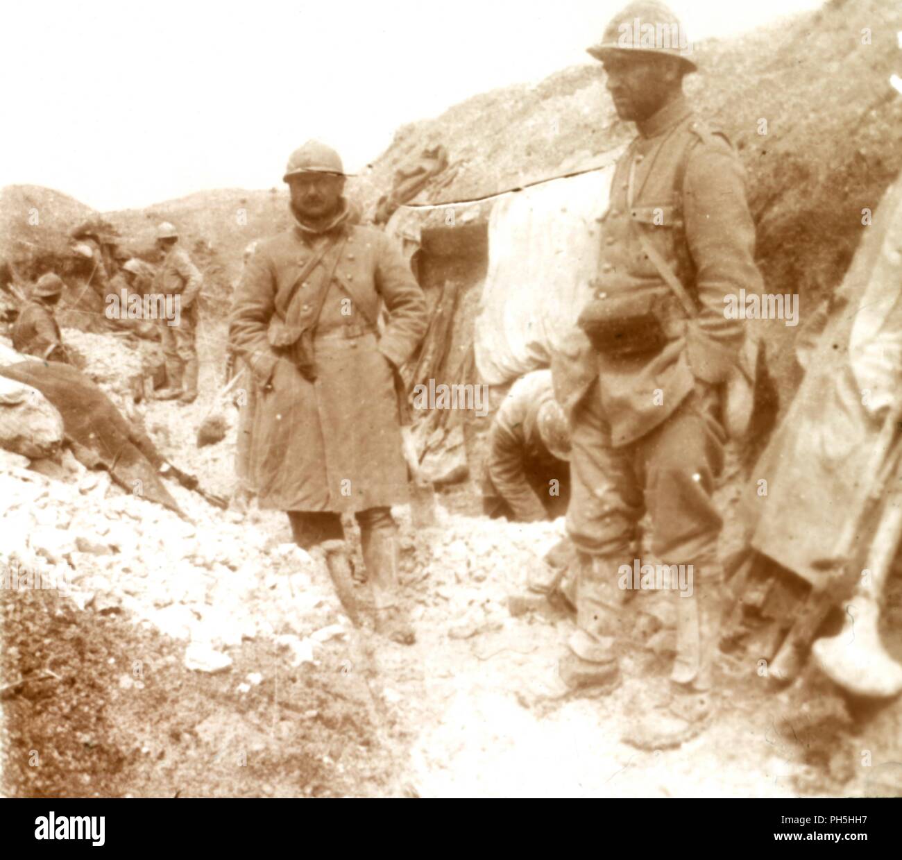 French soldiers ww1 trenches hi-res stock photography and images - Alamy