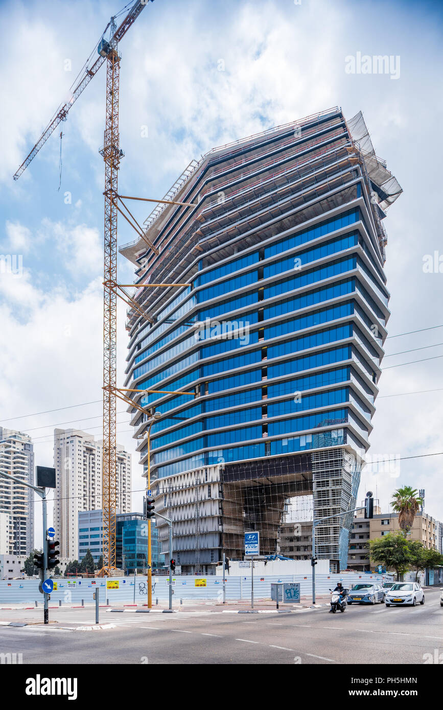 Israel, Tel Aviv - 14 July 2018: Ron Arad architects Toha office ...