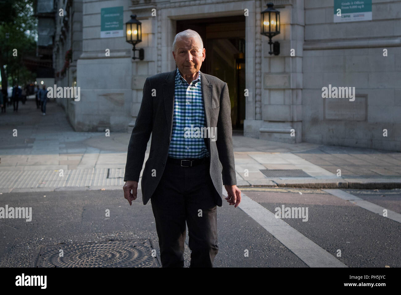 Frank Field MP in Westminster, London, after resigning from the Labour ...
