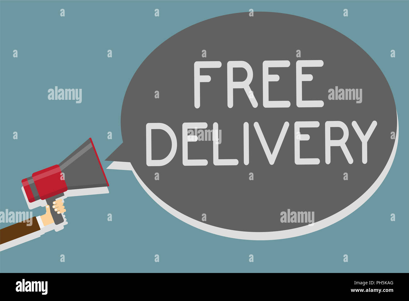 Writing note showing Free Delivery. Business photo showcasing Shipping ...