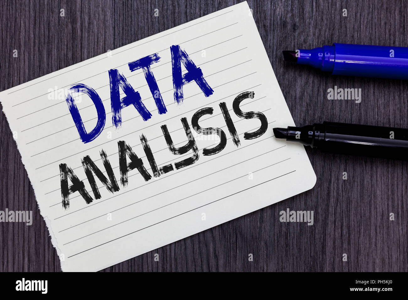 Writing note showing Data Analysis. Business photo showcasing Translate numbers to Analytical ...