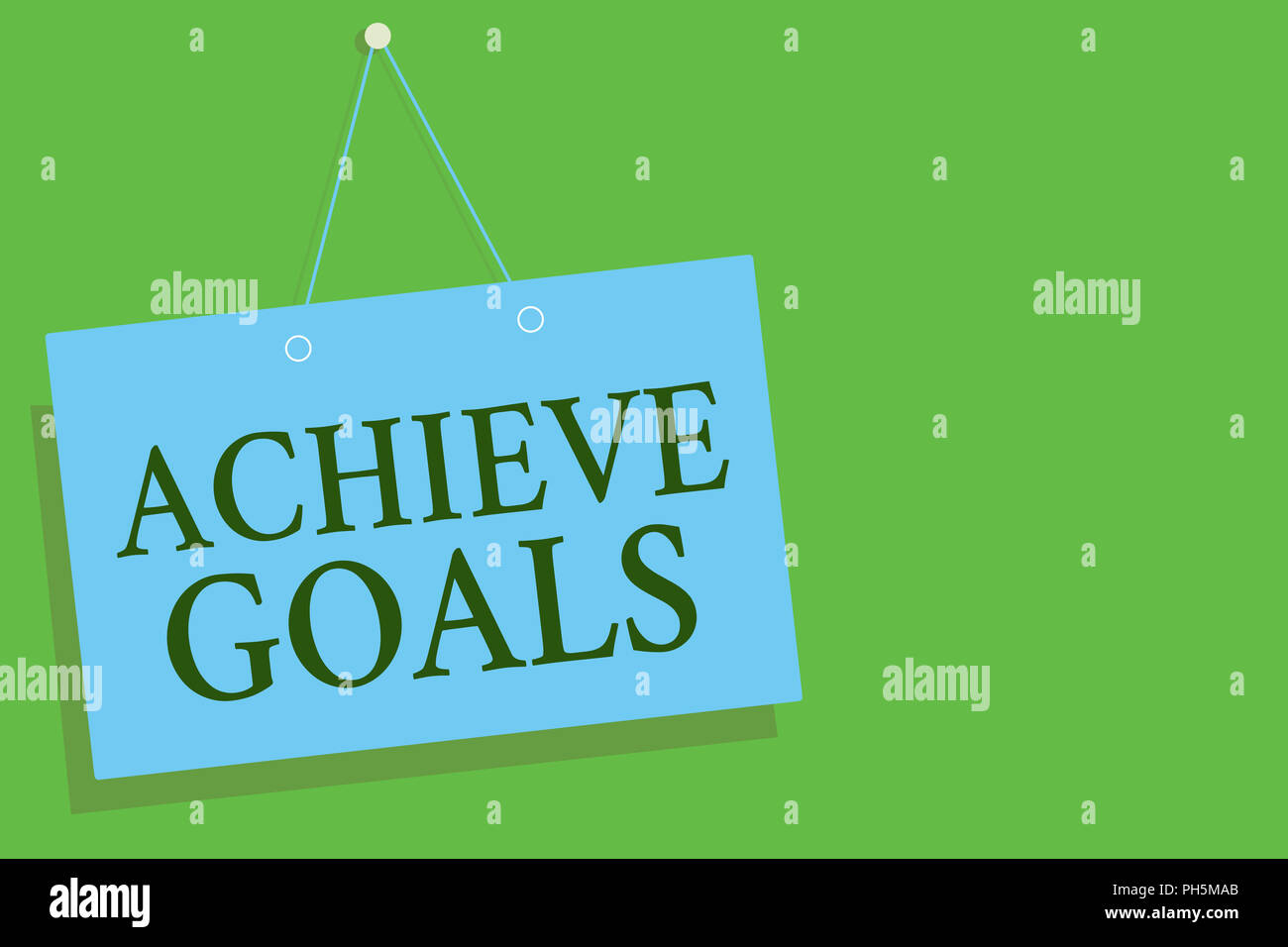 Text sign showing Achieve Goals. Conceptual photo Results oriented ...