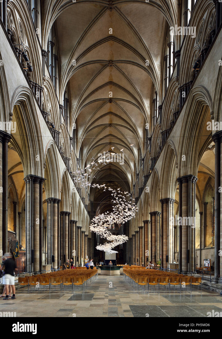 Salisbury Cathedral in Wiltshire, England, UK Stock Photo - Alamy