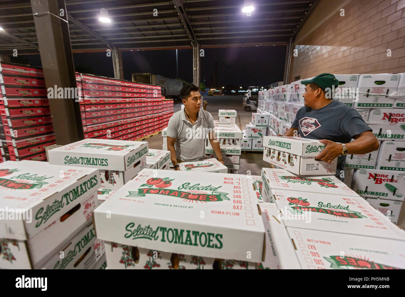 Detroit, Michigan - Fruits and vegetables from Michigan farmers are ...