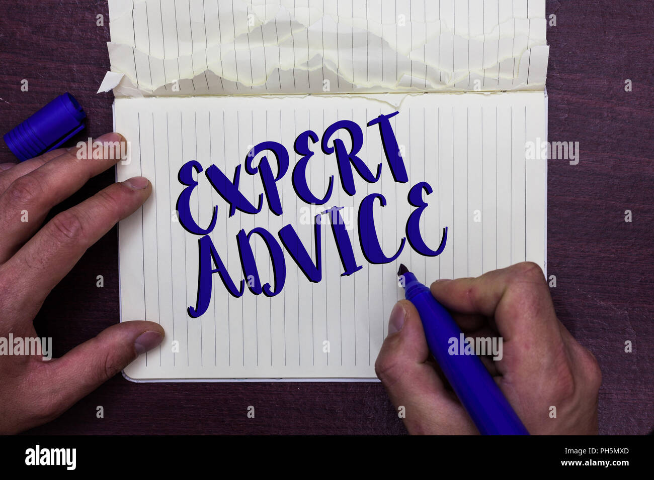 Writing note showing Expert Advice. Business photo showcasing Sage Good ...