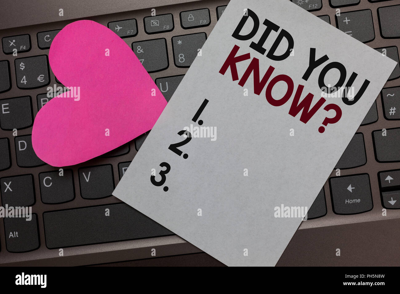 Handwriting Text Did You Know Question Concept Meaning Fun Facts And Figures Information