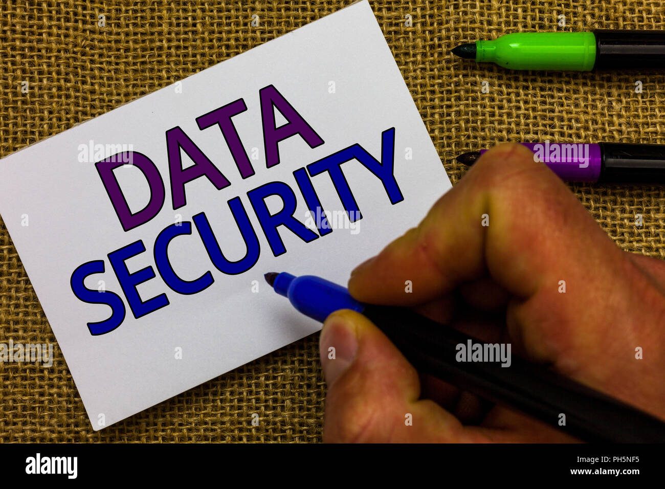 Text Sign Showing Data Security Conceptual Photo Confidentiality Disk Encryption Backups