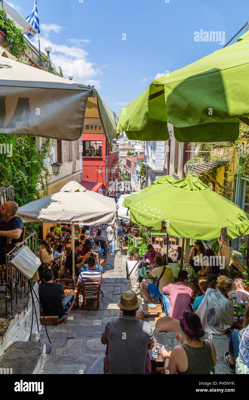 Plaka Stairs High Resolution Stock Photography and Images - Alamy