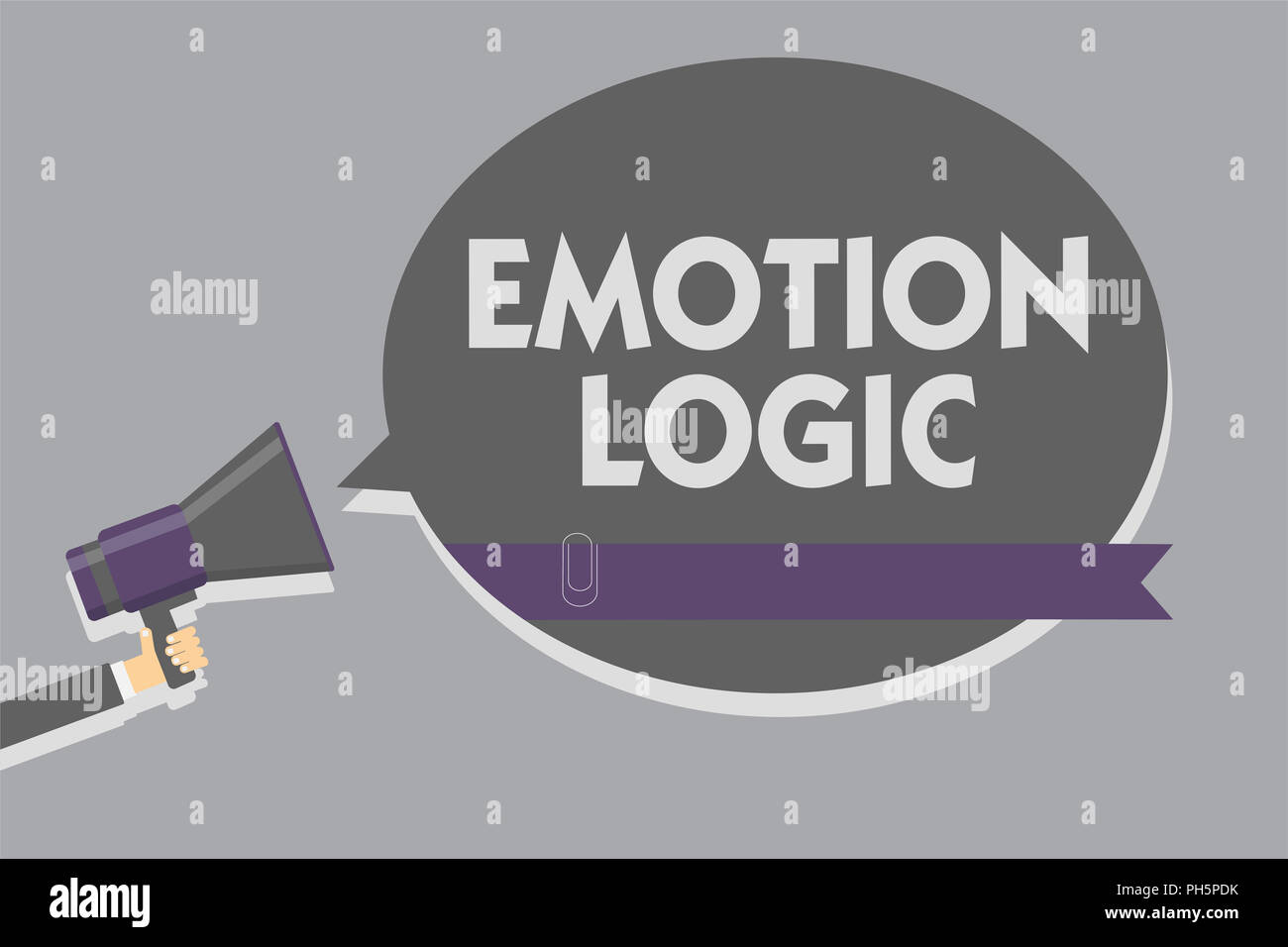 Text sign showing Emotion Logic. Conceptual photo Heart or Brain Soul ...