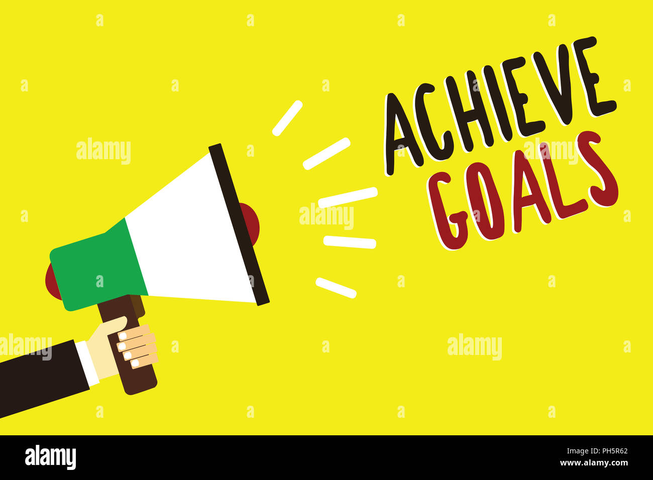 Text sign showing Achieve Goals. Conceptual photo Results oriented ...