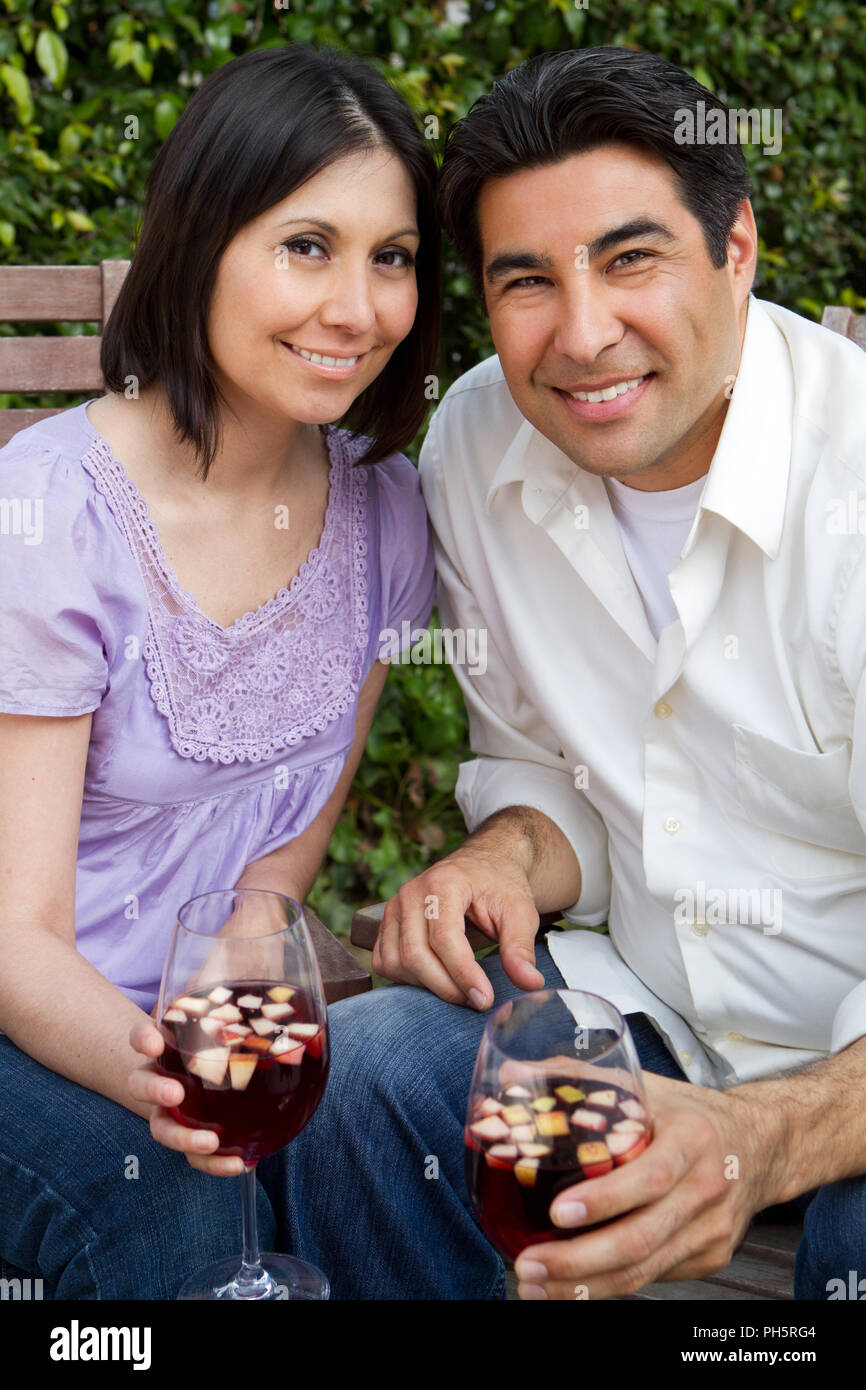Happy Hispanic couple Stock Photo - Alamy