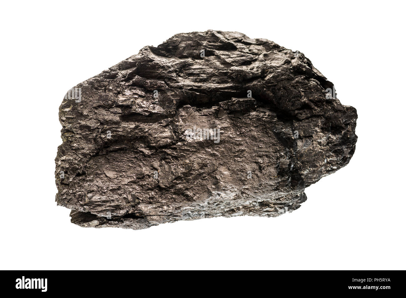 coal stone on white isolated Stock Photo - Alamy