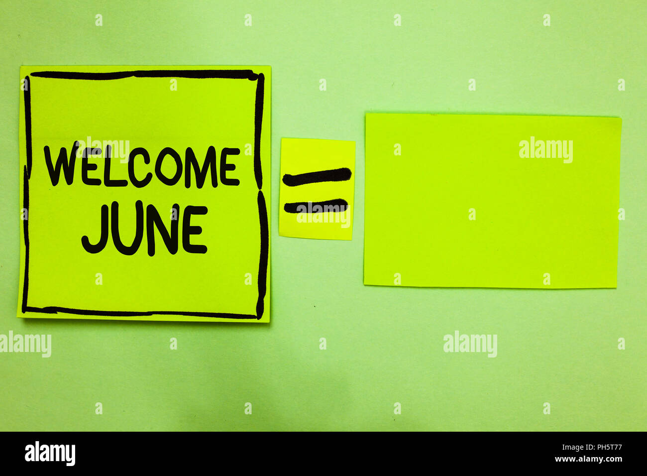 Word writing text Welcome June. Business concept for Calendar Sixth ...