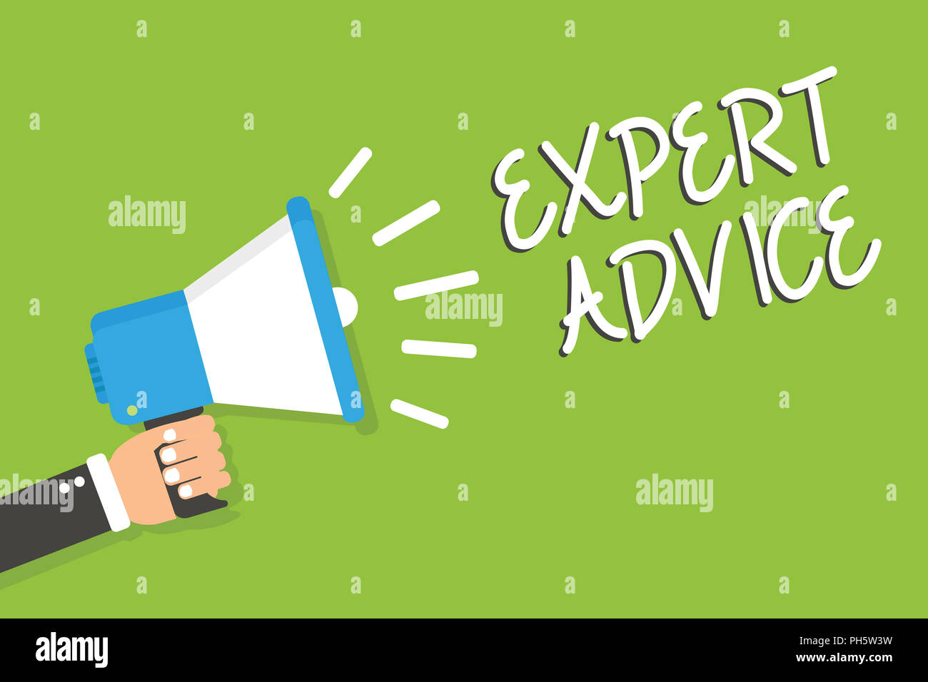 Handwriting text Expert Advice. Concept meaning Sage Good Word ...