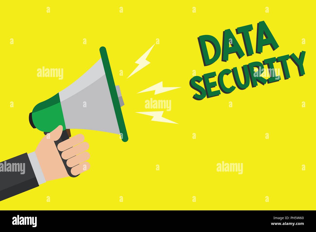 Text sign showing Data Security. Conceptual photo Confidentiality Disk ...