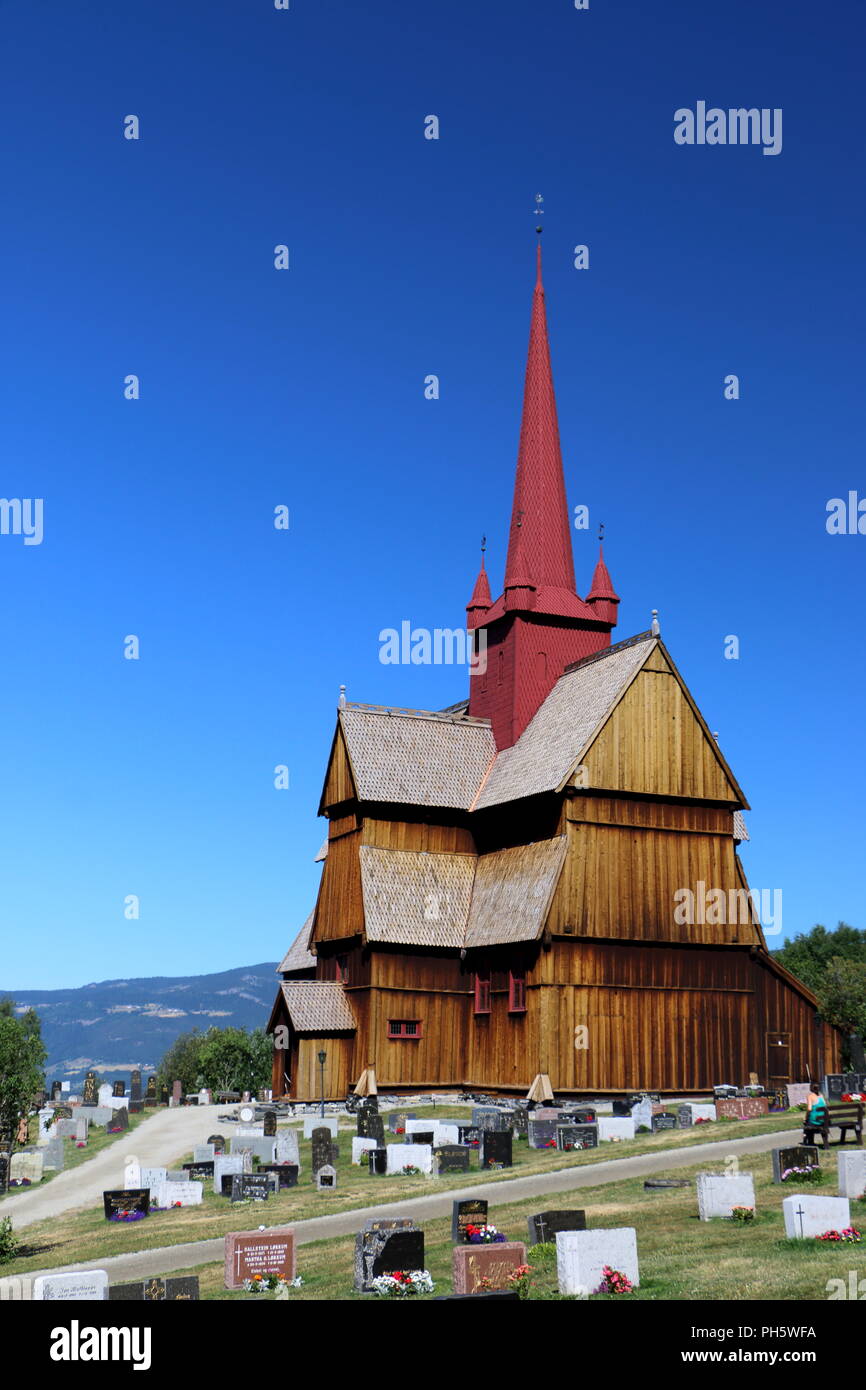 Stave church ringebu hi-res stock photography and images - Alamy