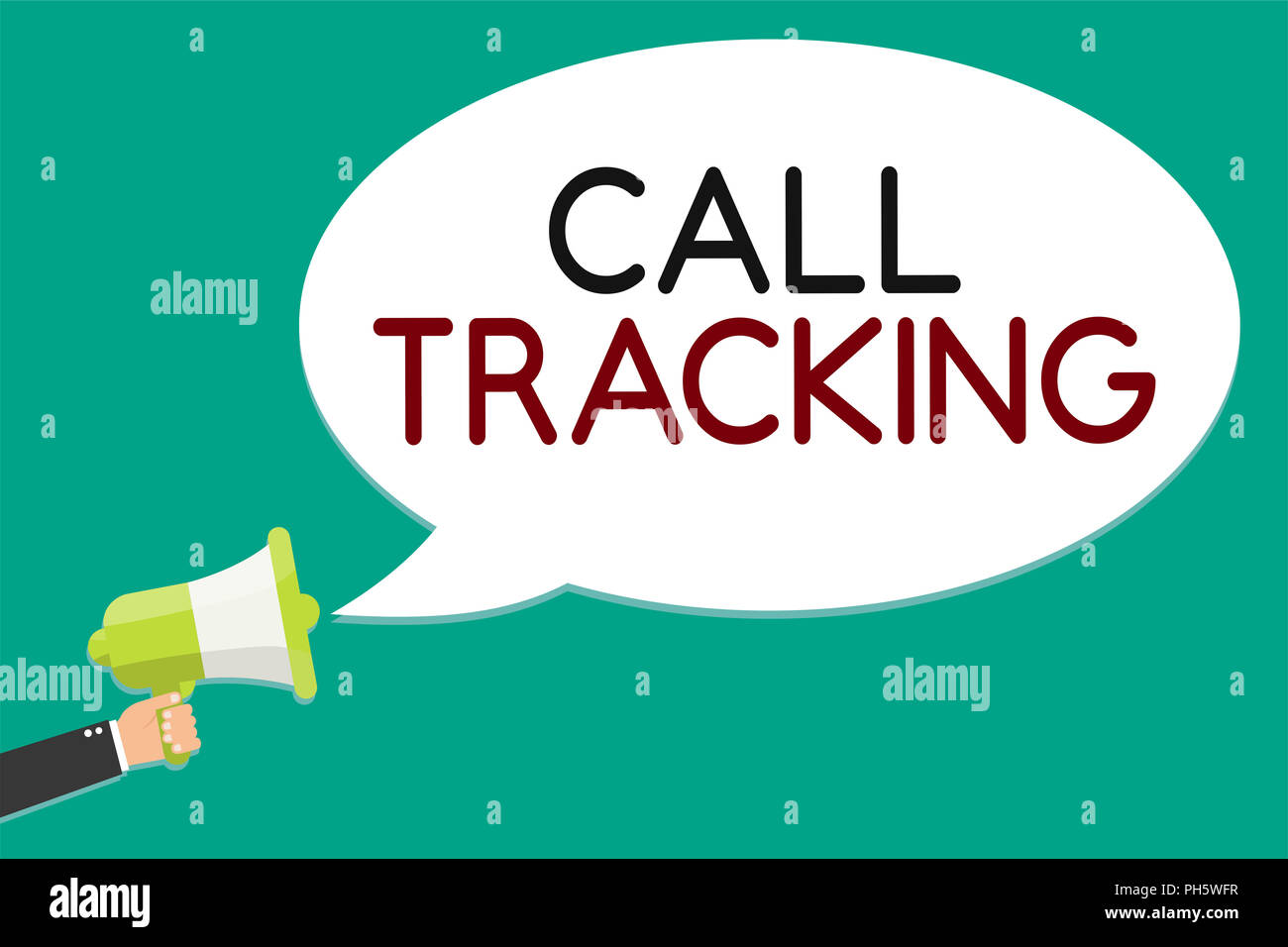 Handwriting text writing Call Tracking. Concept meaning Organic search ...
