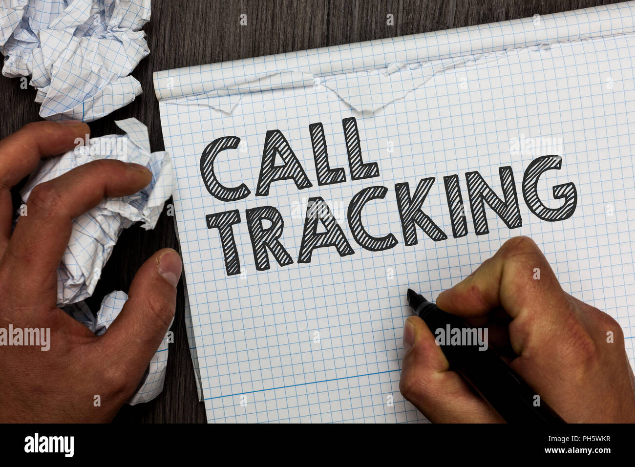 Word writing text Call Tracking. Business concept for Organic search ...