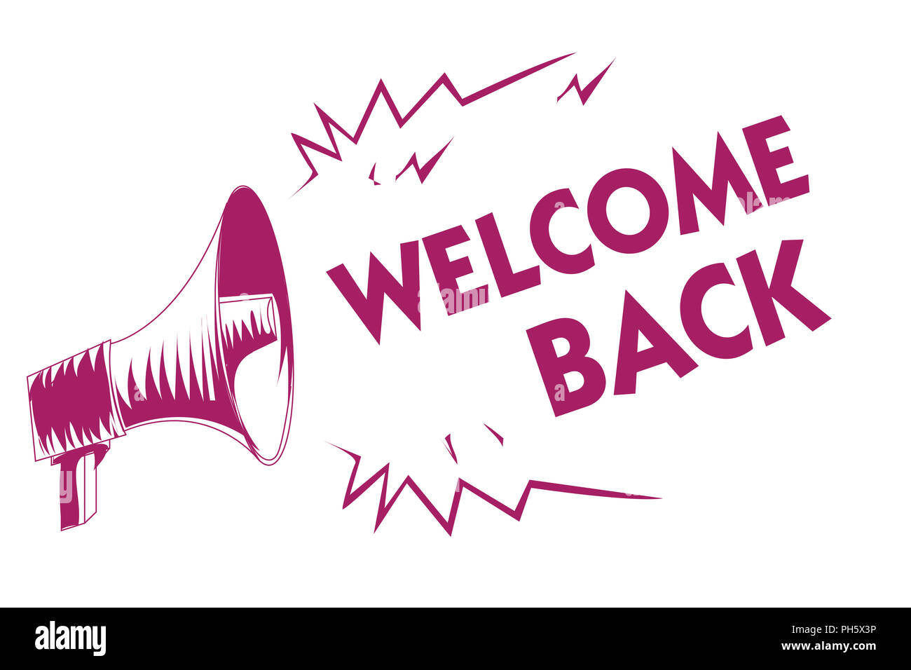 Welcome Back Banner Cut Out Stock Images & Pictures - Alamy