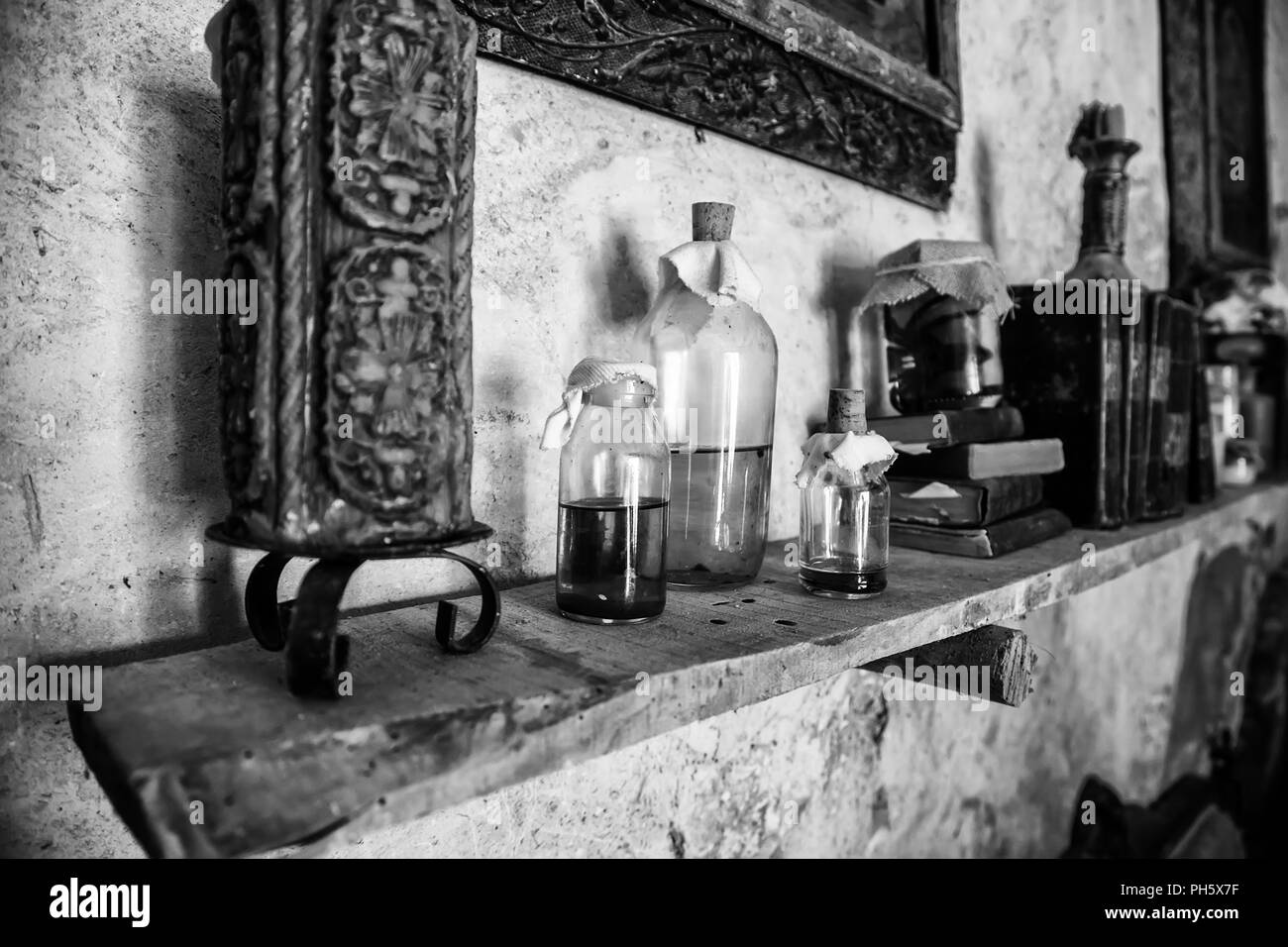 Spell book old Black and White Stock Photos & Images - Alamy