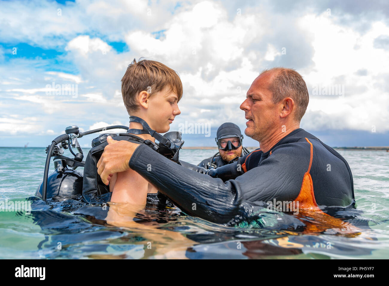 Boy dive suit hi-res stock photography and images - Alamy