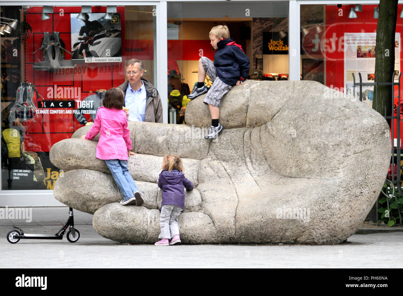 Children playing in Antwerp, Belgium Stock Photo - Alamy