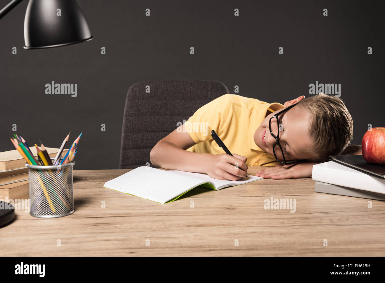 Boy laying table hi-res stock photography and images - Alamy