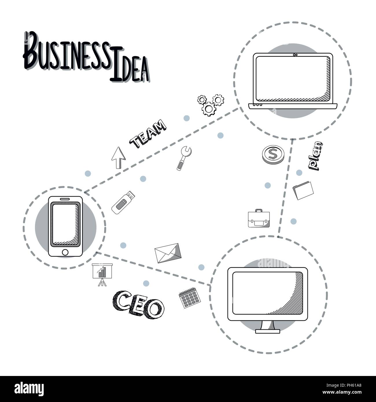 Business idea concept Stock Vector Image & Art - Alamy