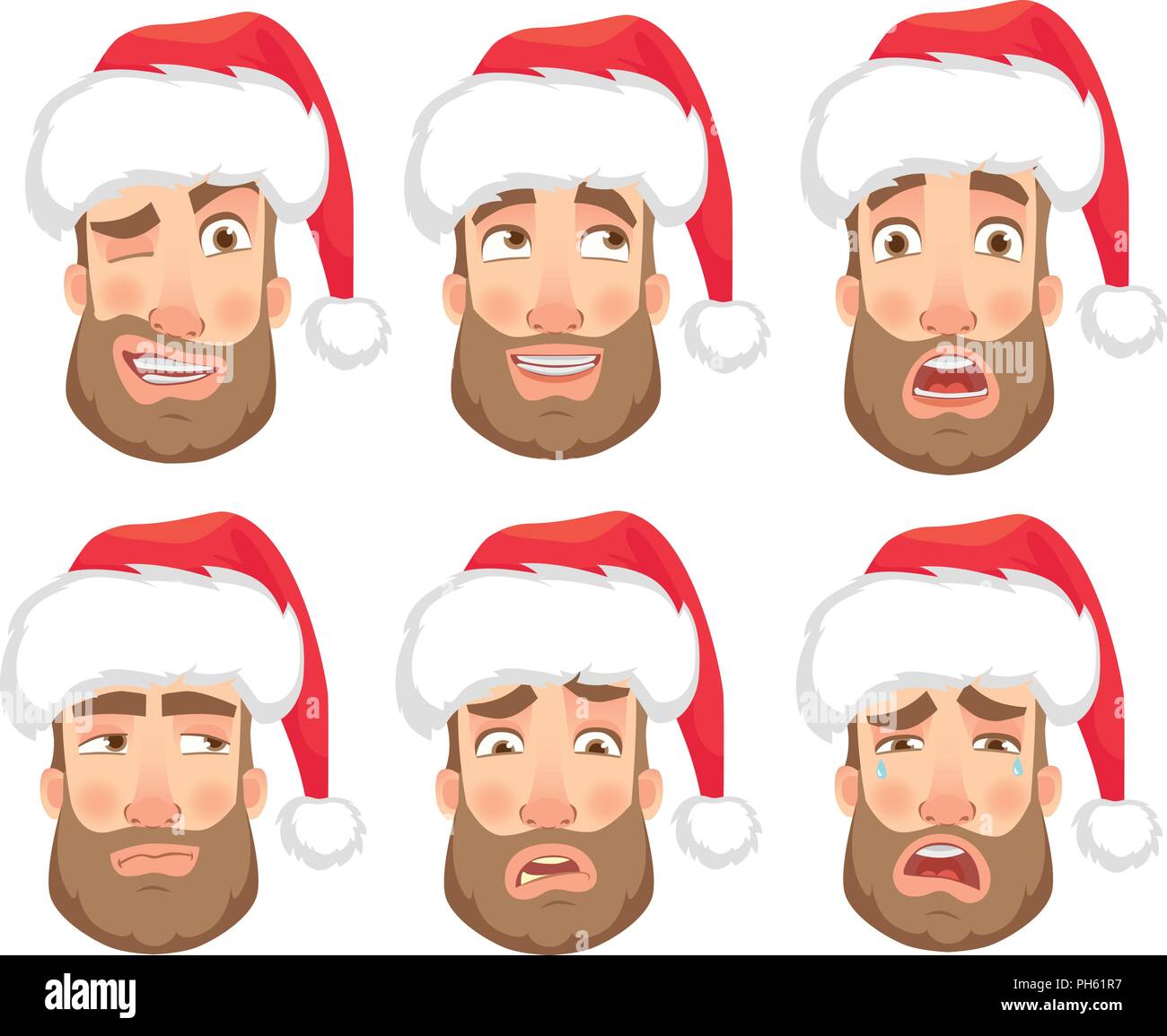 Suspicious man in cap Stock Vector Images - Alamy