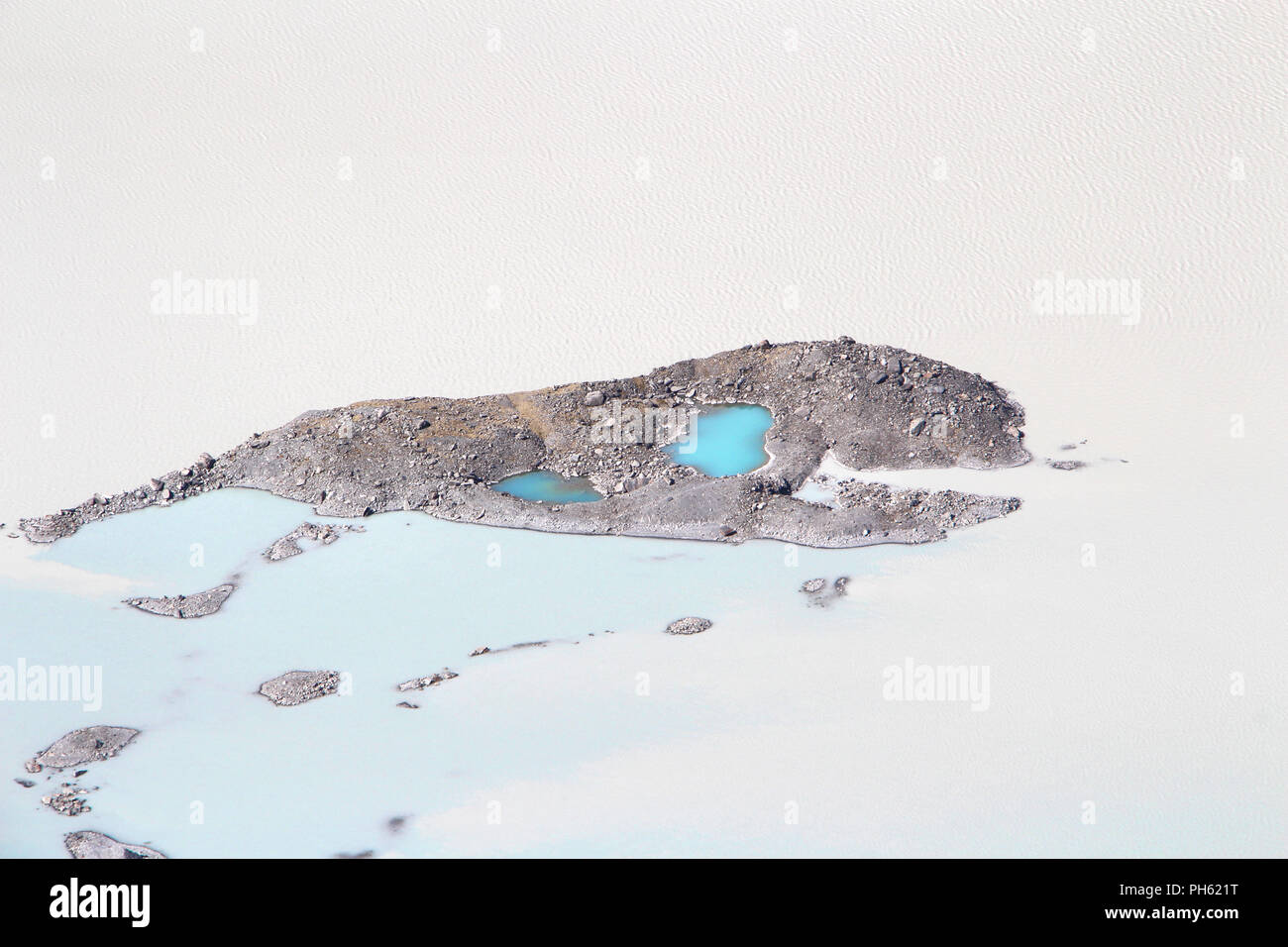 Dry desert scene with water in africa Stock Photo - Alamy