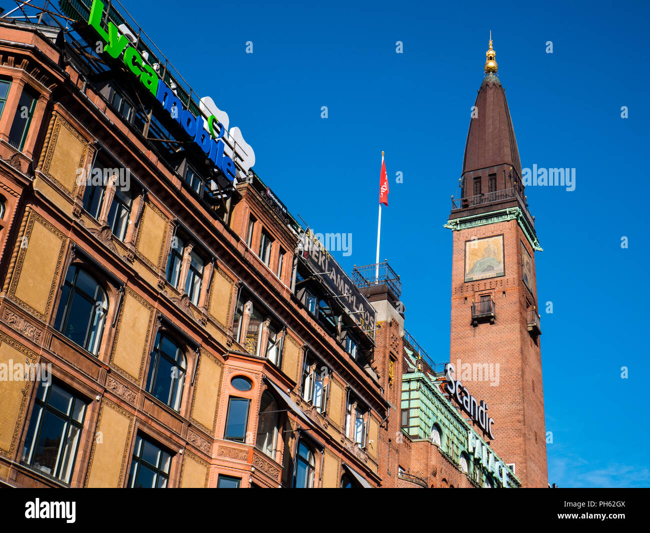 Scandic Palace Hotel, Copenhagen, Zealand, Denmark, Europe Stock Photo ...