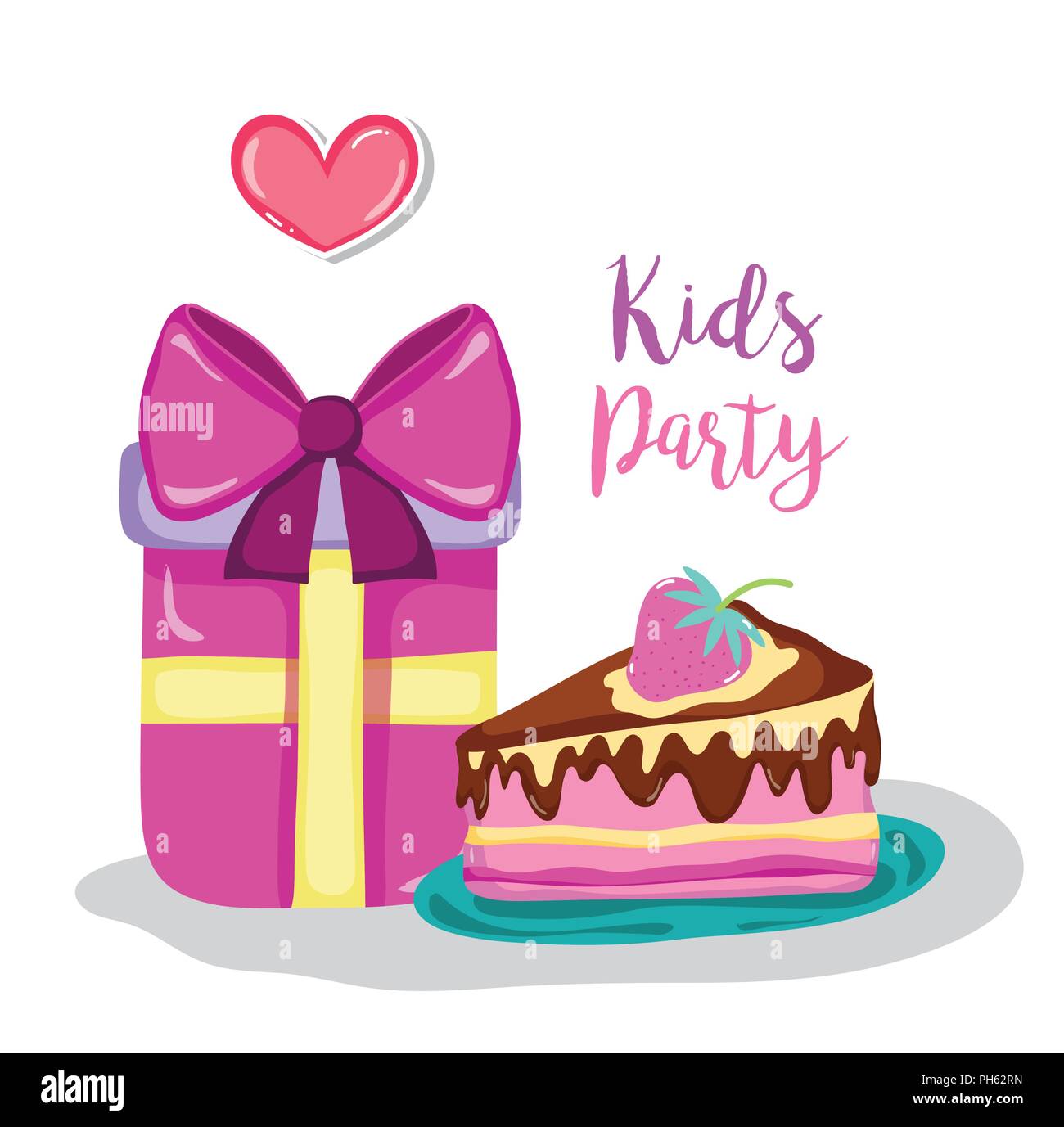 Kids party cartoon Stock Vector Image & Art - Alamy