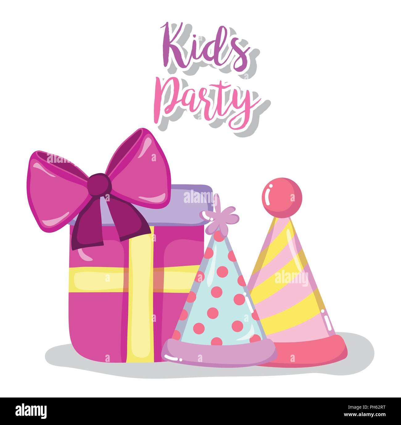 Kids party cartoon Stock Vector Image & Art - Alamy