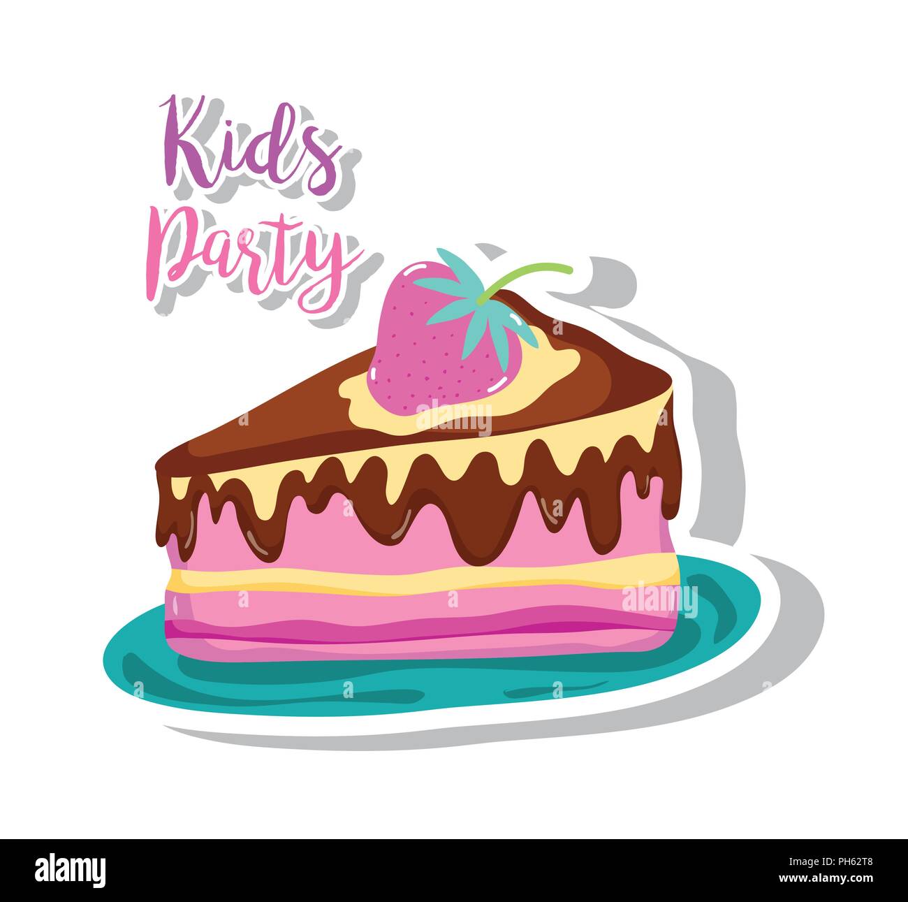 Kids party cartoon Stock Vector Image & Art - Alamy