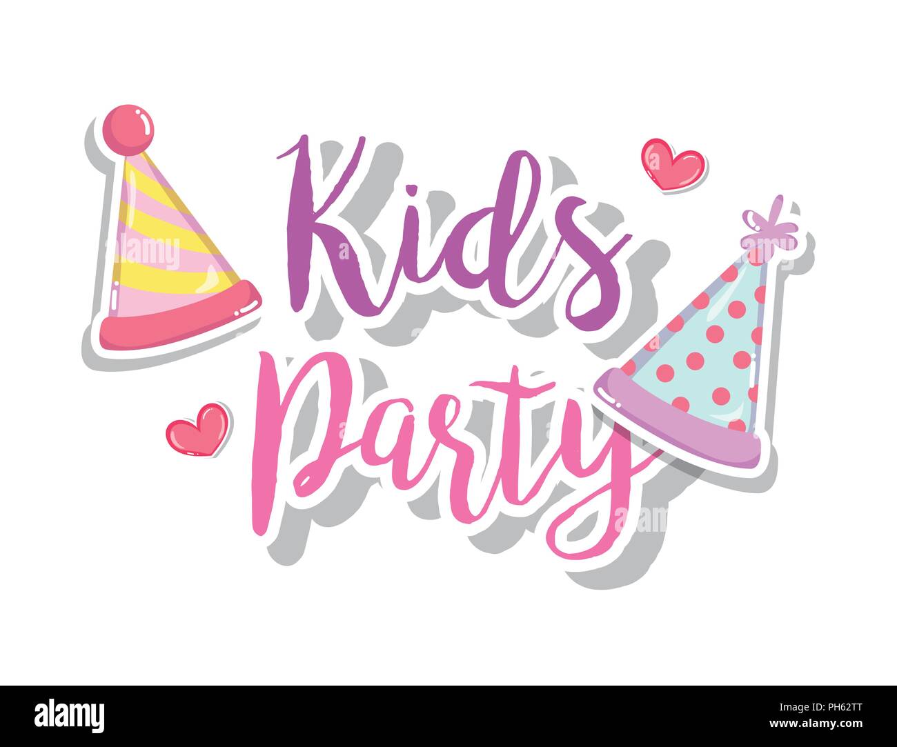 Kids party cartoon Stock Vector Image & Art - Alamy