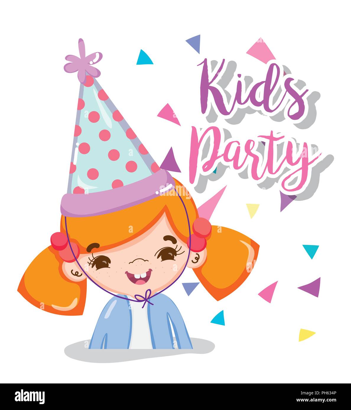 Kids party cartoons Stock Vector Image & Art - Alamy
