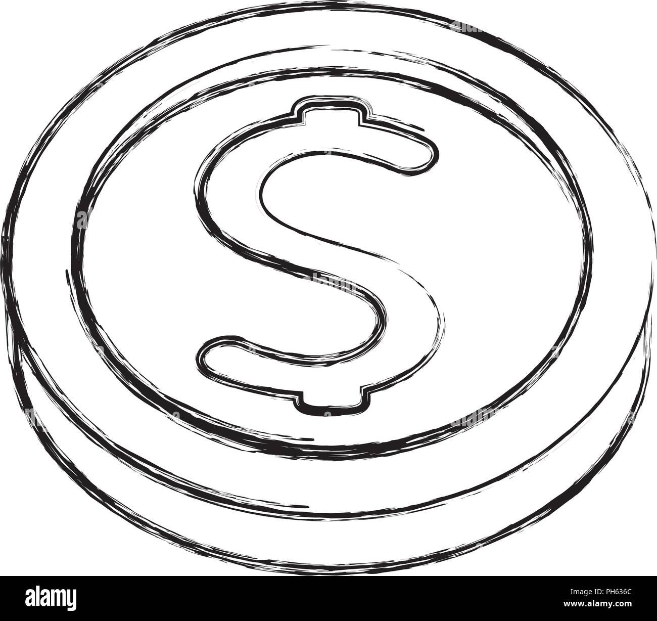 Grunge metal circle Stock Vector Images - Alamy