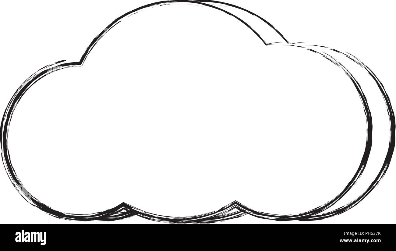 grunge nature fluffy cloud weather style Stock Vector Image & Art - Alamy