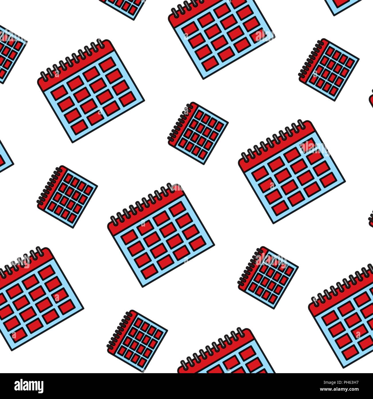 color organizer calendar to important event background Stock Vector ...