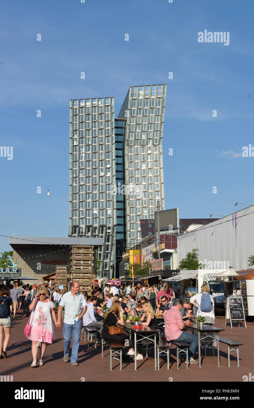 Tanzende Tuerme, Reeperbahn, St. Pauli, Hamburg Stock Photo - Alamy