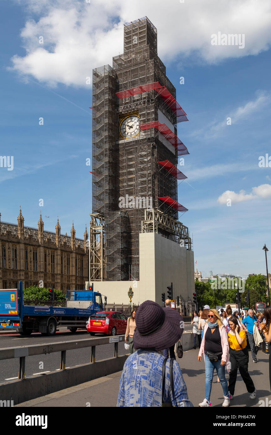 Big ben under reconstruction hi-res stock photography and images - Alamy