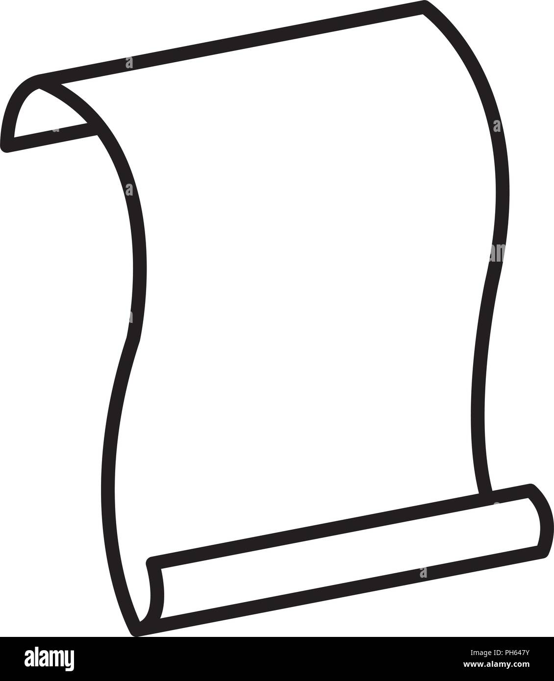 line sheet paper document note design Stock Vector Image & Art - Alamy