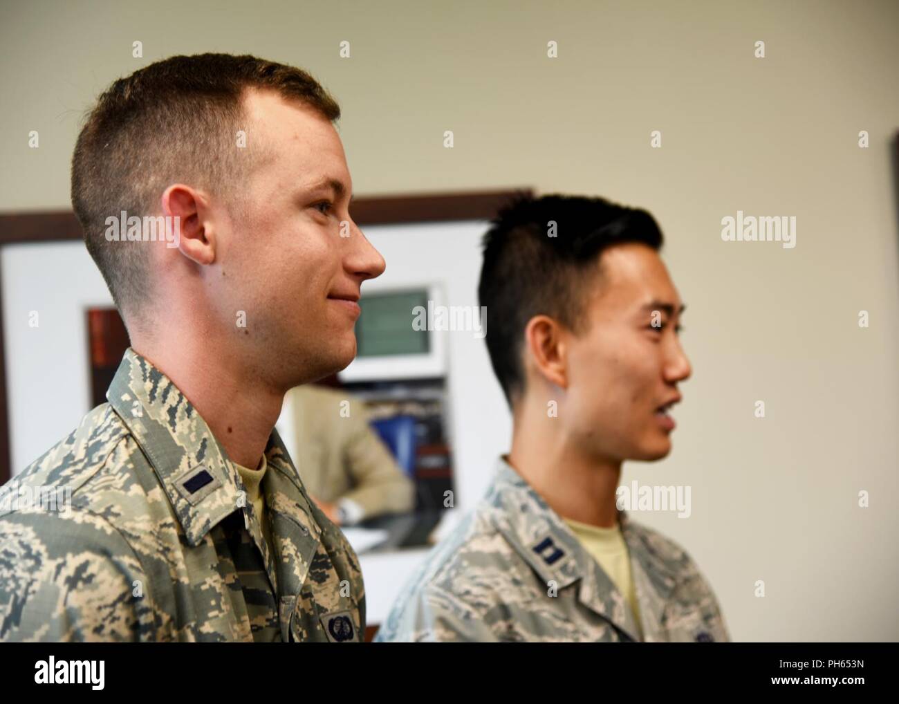 U.S. Air Force 1st Lt. Tyler Hall, Executive Officer, Missile Satellite ...