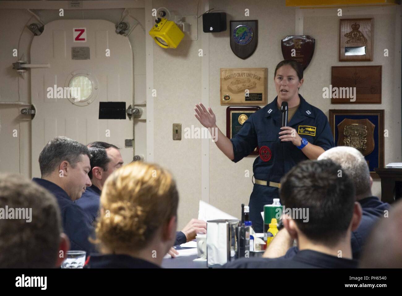 (ATLANTIC OCEAN) Lt. Emily Frost, an Anti-Submarine Warfare/Surface ...